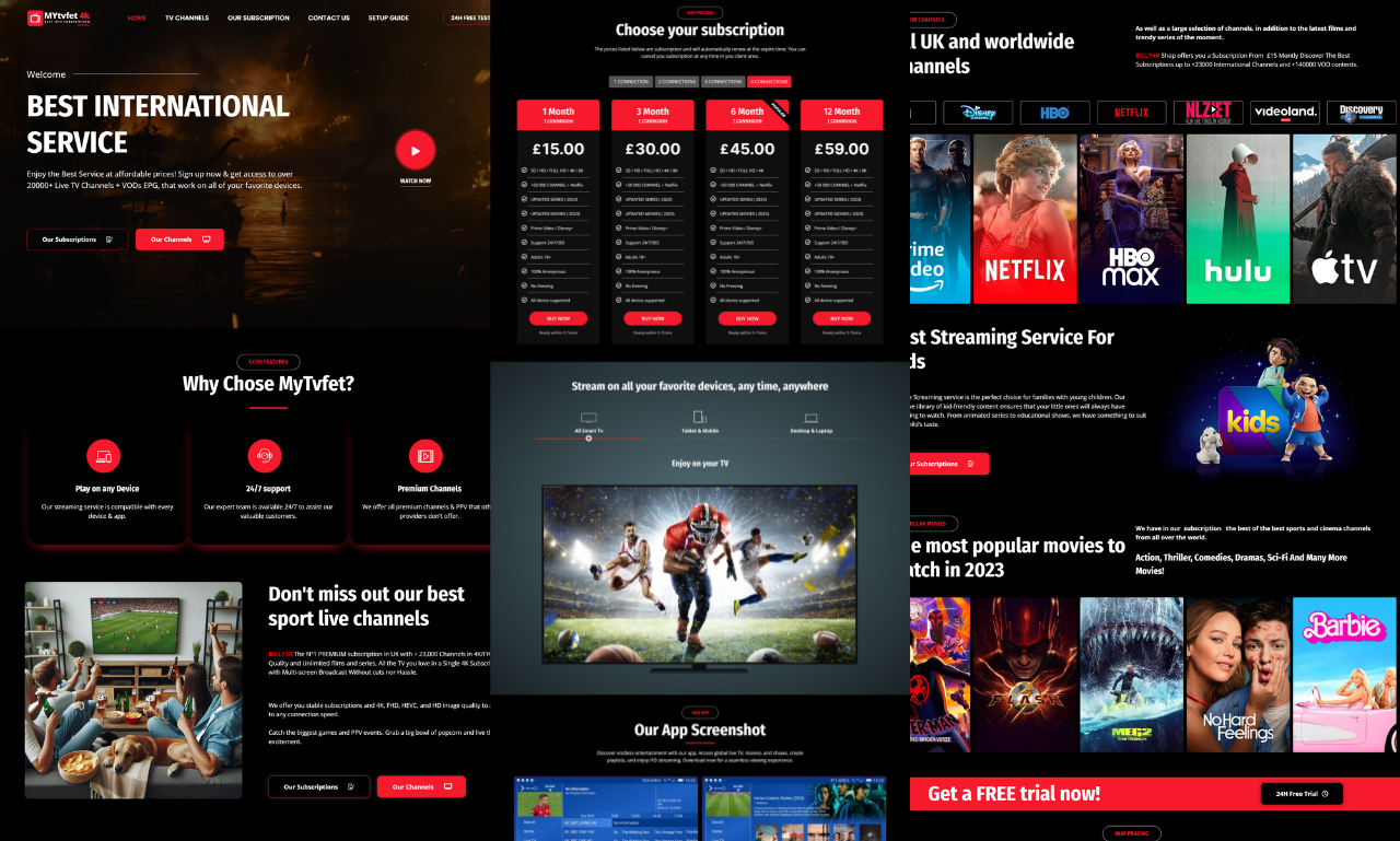 iptv templates - worspress iptv templates